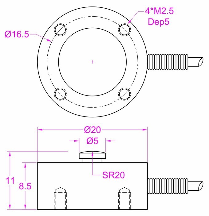 pilha de carga pequena 50kg