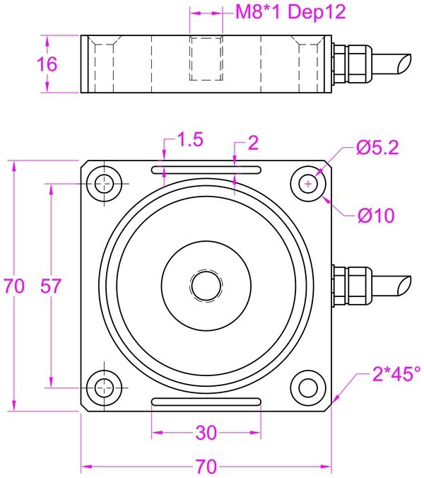 pilha de carga 1000N da compressão