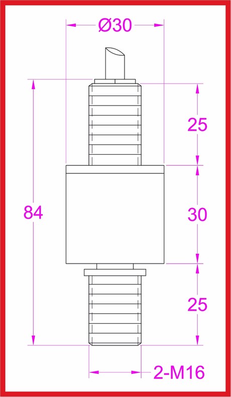 célula de carga en línea