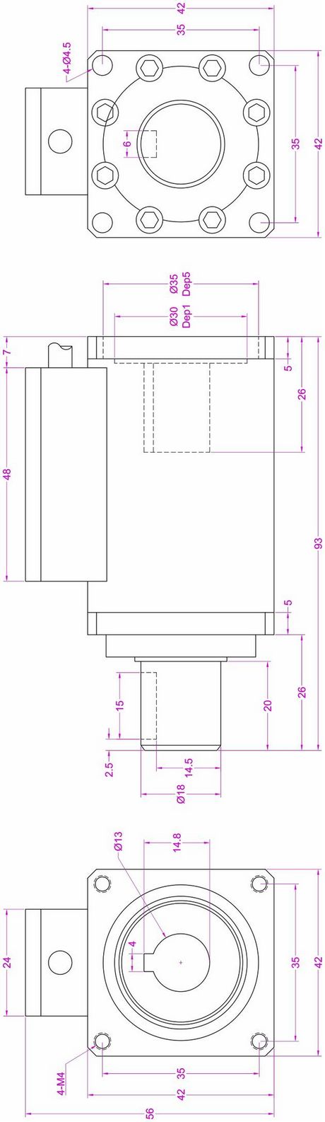 sensor giratorio de la medida del esfuerzo de torsión