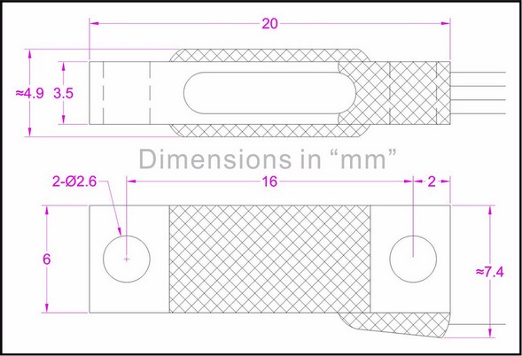 sensor micro 1KG de la carga