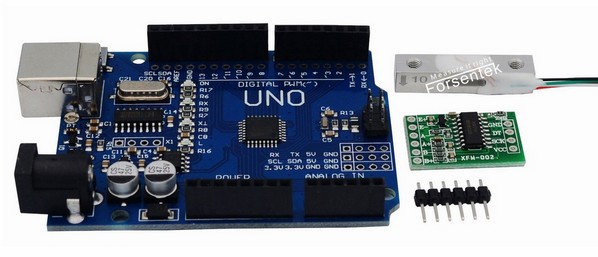 arduino del sensor del peso
