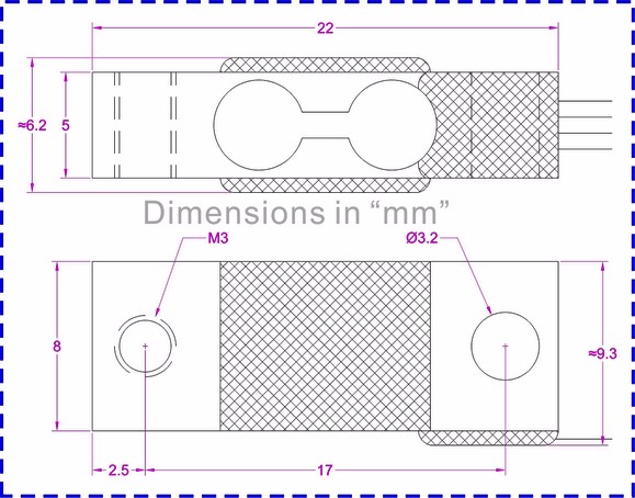 sensor 2kg 3kg 5kg del peso