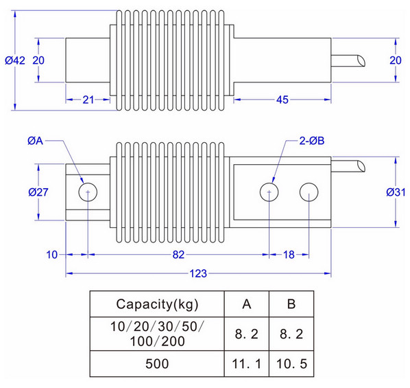célula de carga del hbm z6fc3