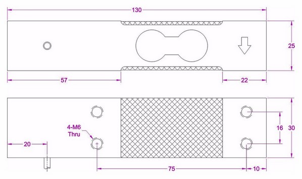 célula de carga con la salida 0-10V
