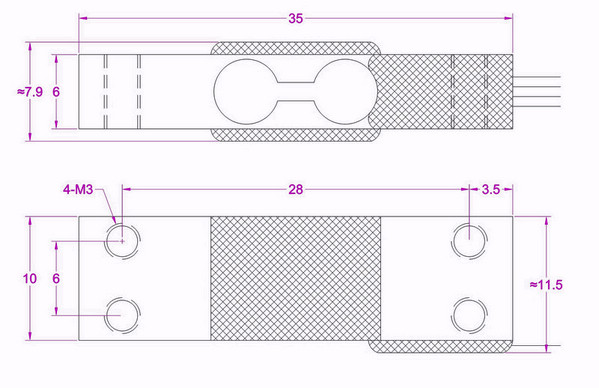 dispositivo de la medida del peso 5kg