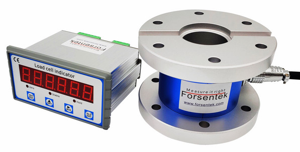 Tipo sensor del reborde del esfuerzo de torsión de la reacción con la lectura de Digitaces