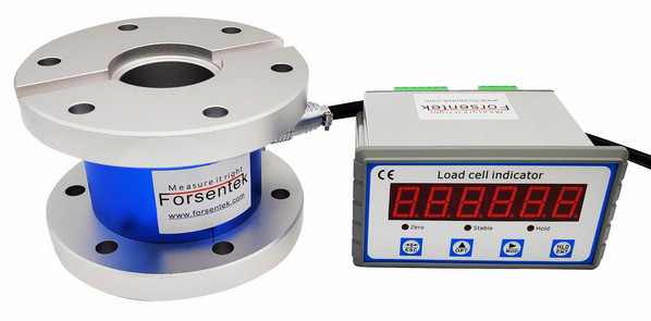 A través del sensor del esfuerzo de torsión del estilo del reborde del agujero con la unidad de visualización