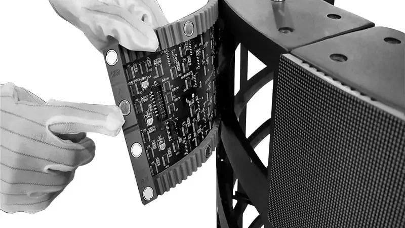 Wholesale Popular Custom Concave Convex Curves P1.8 P2 P2.5 Flexible Indoor LED Display LED Digital Advertising Screen