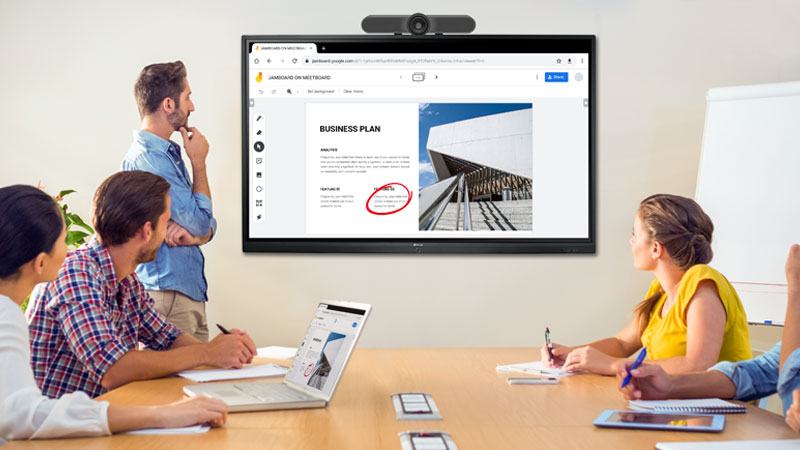 Que é a solução sem fio nova da apresentação para a sala de conferências? - Soluções do AG Neovo
