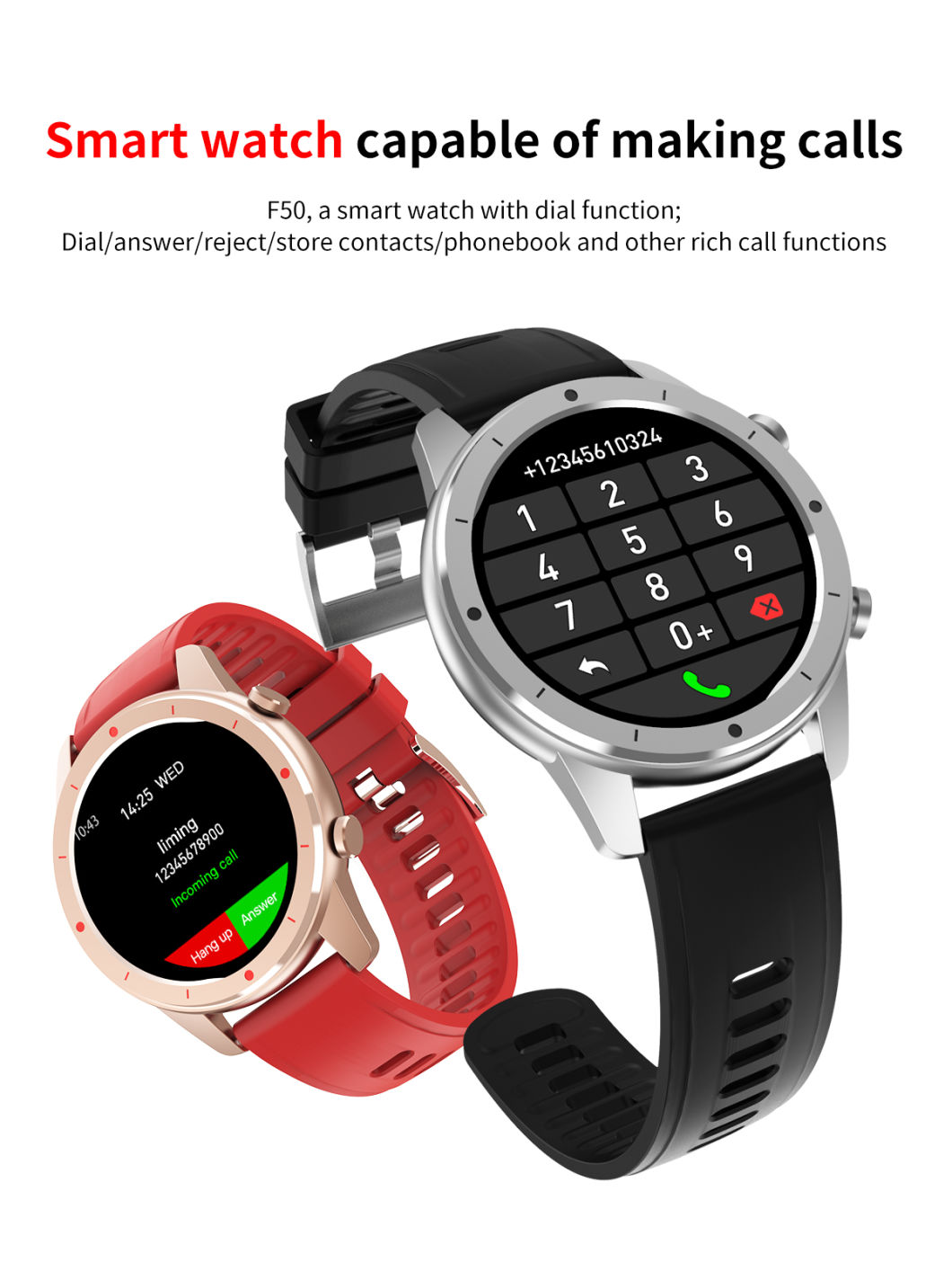 L'alta qualità Hl50 moderno economico Smart guarda il nuovo braccialetto che degli uomini delle donne dell'IOS Android di chiamata IP67 di arrivi 2021 guardo la serie 4 Amazfit