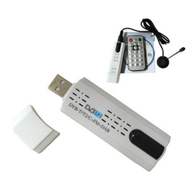 Digital satellite DVB t2 usb tv stick Tuner with antenna Remote HD TV Receiver for DVB-T2/DVB-C/FM/DAB