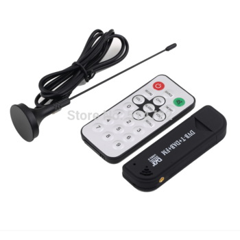RTL2832U+R820T Support SDR Super Digital TV Tuner Receiver + antenna For PC Laptop