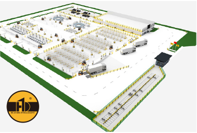  Safety Barrier Warehouse flexible anti-collision system FS-2023A