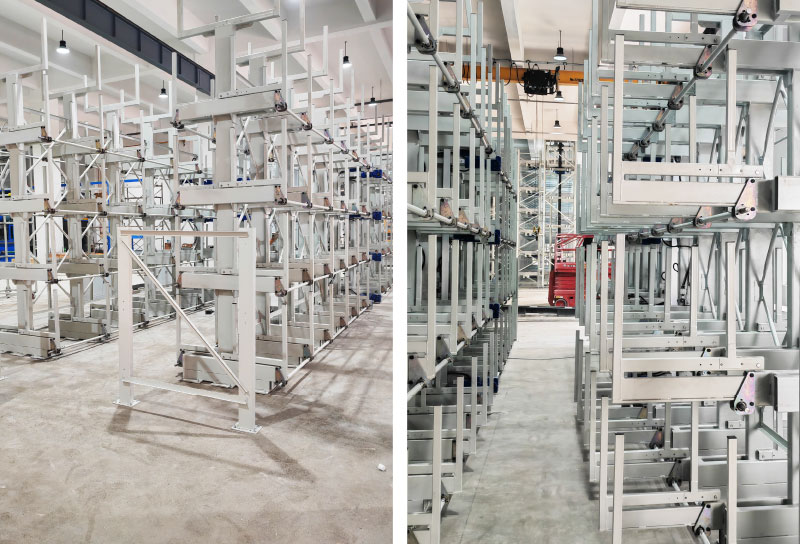 Pipe Telescopic Cantilever Shelf Metal Sheet Warehouse Storage Rack Telescopic Cantilever Shelves Long Materials