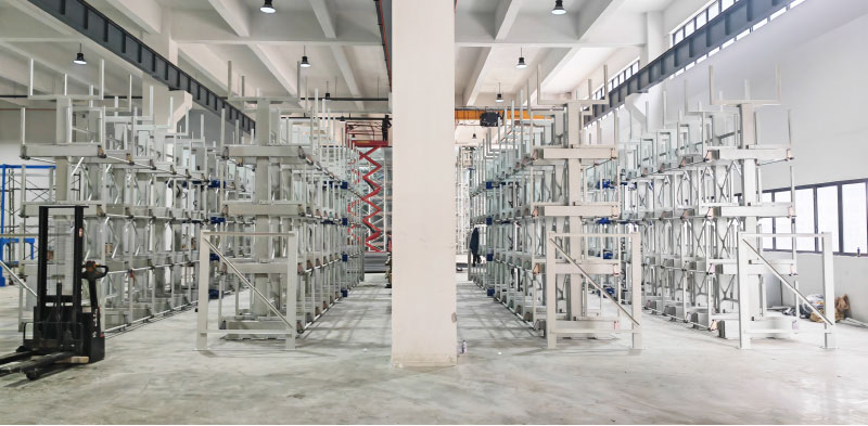 Pipe Telescopic Cantilever Shelf Metal Sheet Warehouse Storage Rack Telescopic Cantilever Shelves Long Materials