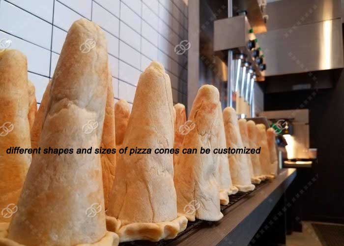 macchina di produzione di pasta del cono della pizza