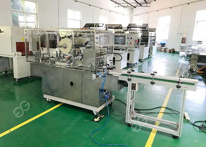 樟脳のブロックの包む機械工場