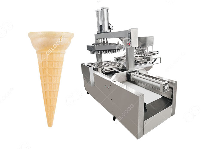 Cono gelato che fa macchina