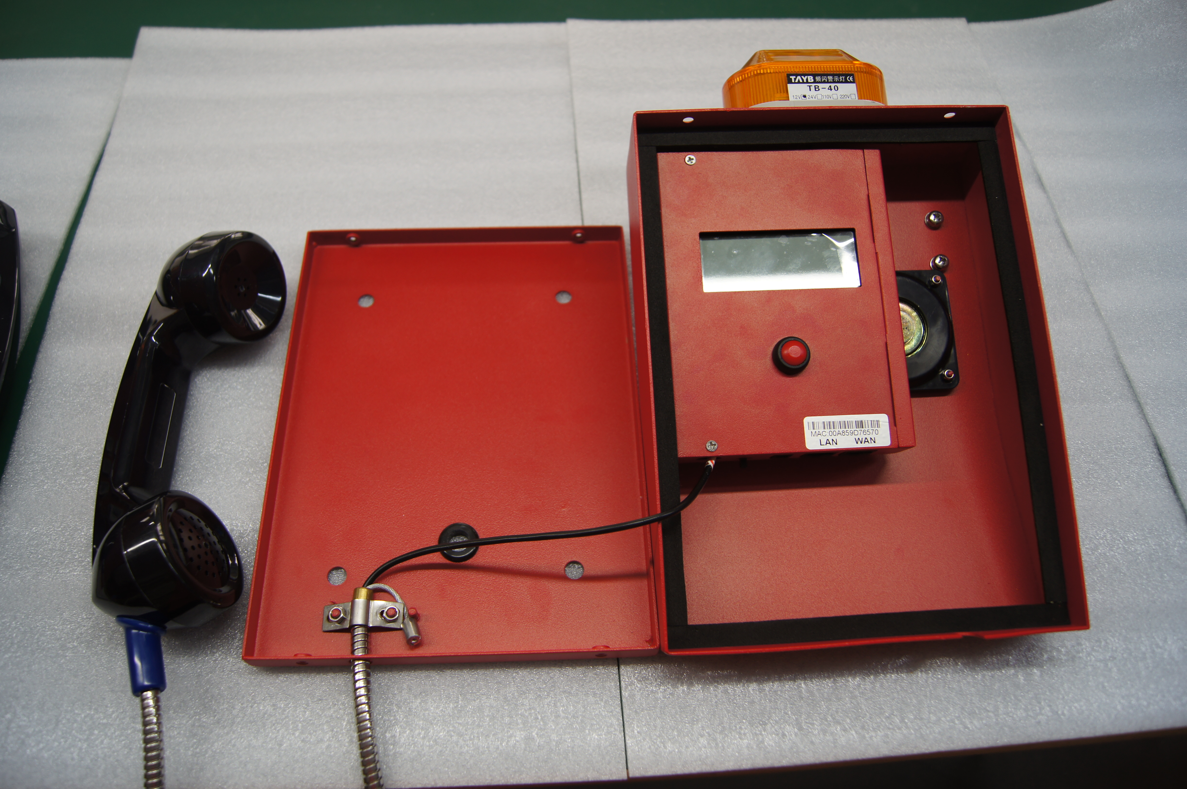 Vandal Resistant VoIP SIP Hot Line Panel Phone