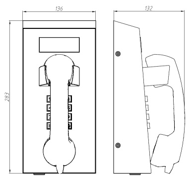 Heavy Duty, Vandal Resistant Metal Telephones