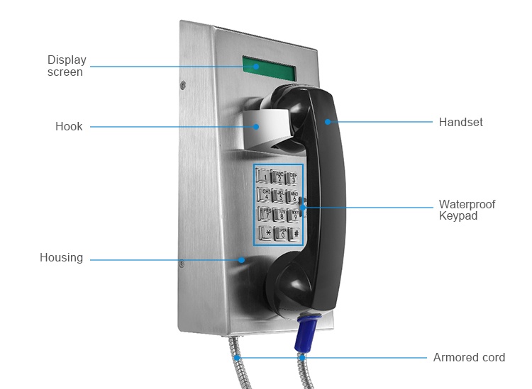 Heavy Duty, Vandal Resistant Metal Telephones