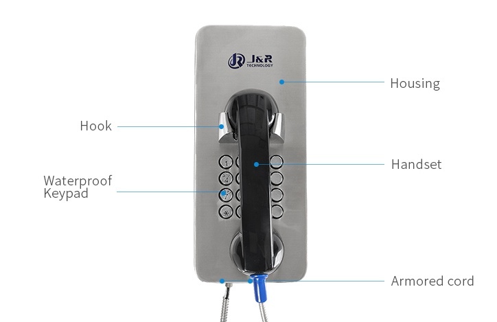 Heavy Duty, Vandal Resistant Metal Telephones