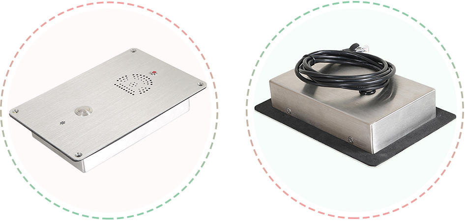 Anti van de het Aluminiumlegering van het Vandaalip66 1.5W S.O.S. het SLOKJEtelefoon 0