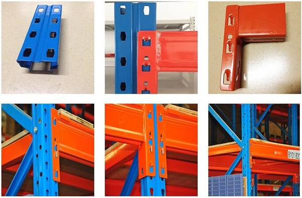 Scaffali resistenti selettivi del pallet da 1000 chilogrammi per l'hardware della mobilia
