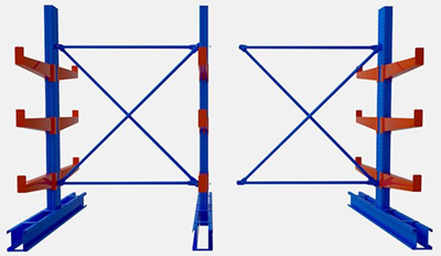 Nahrungsmittel-und Nicht-Verbrauchsmaterial-freitragende Speicher-Racking-harte Beanspruchung