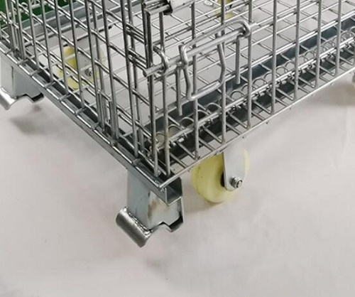 Εμπορευματοκιβώτιο 48x40x42 ανθεκτικών καλωδίων 50 X 50 πλέγματος διπλώνοντας που φορτώνει 600 κλ
