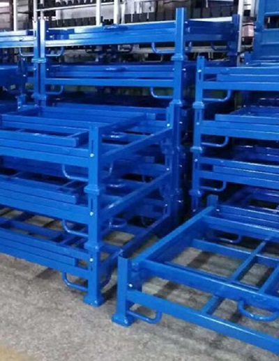 Carrello elevatore d'acciaio pieghevole dello scaffale di stoccaggio del rotolo del tessuto conservato spazio realizzabile