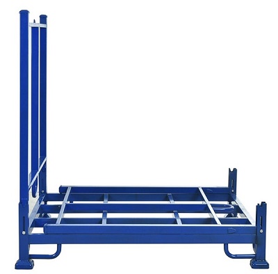Carrello elevatore d'acciaio pieghevole dello scaffale di stoccaggio del rotolo del tessuto conservato spazio realizzabile