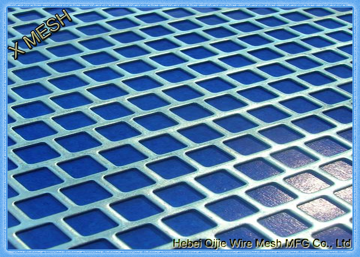 Il PVC ha ricoperto la lamina di metallo perforata di alluminio -002