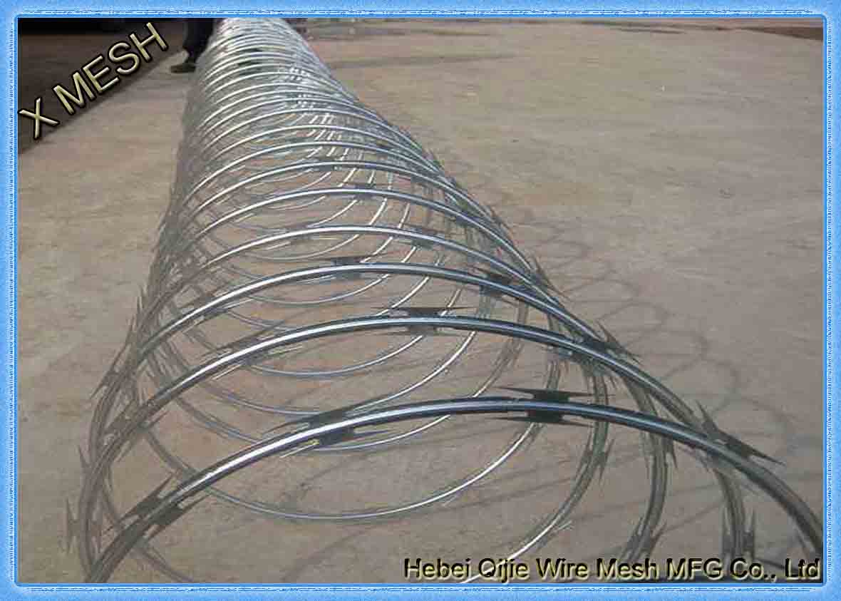 Arame farpado galvanizado Fence-GRB002 da lâmina
