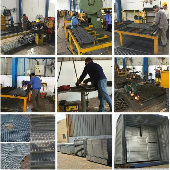 processus de la grille en acier