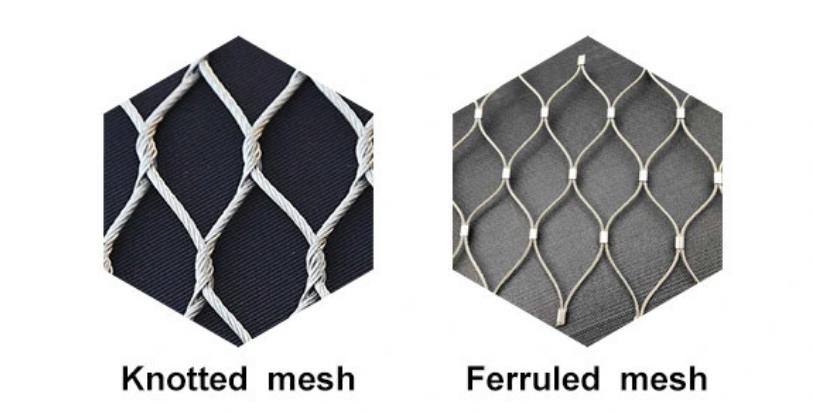 maille de câble métallique d'acier inoxydable