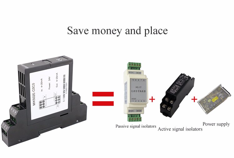 Isolant d'une sécurité inhérente du signal 4-20ma pour les entrées simulées de thermocouple