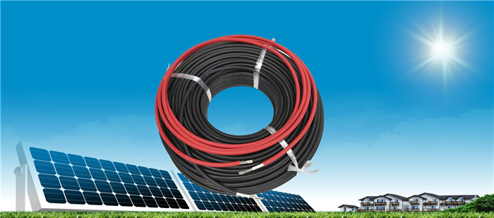 Câble solaire à haute tension du câble 4mm d'alimentation CC de SeanRo pour le panneau solaire