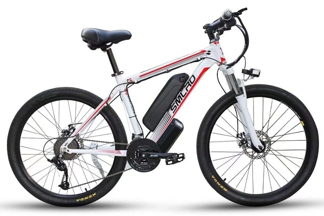 1000W bici elettrica SMLRO C6 26 della batteria al litio del motore 16AH