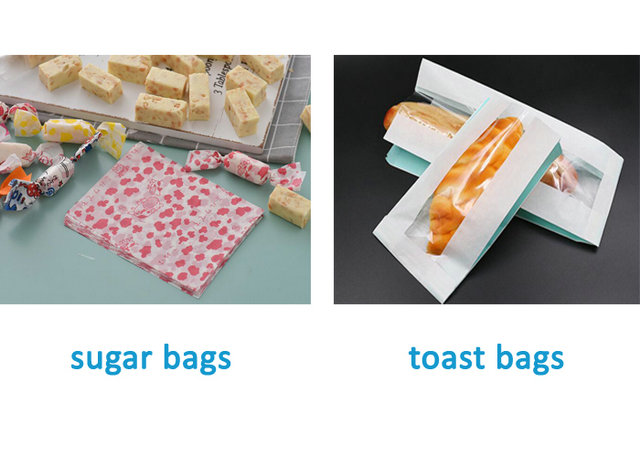 Peso leggero di Sugar Wrapping White Kraft Paper 40g 50g 60g del commestibile in Rolls