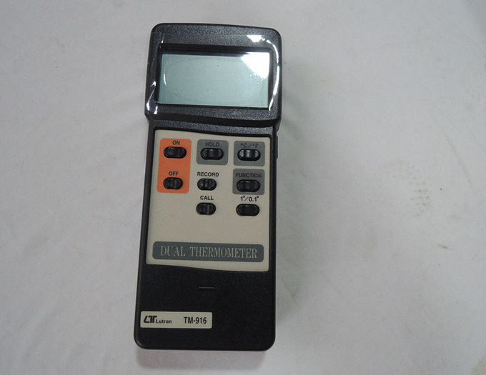 Elektronische LCD-Anzeige TM916 der Testgerät-geringen Energie verdoppeln Therometer
