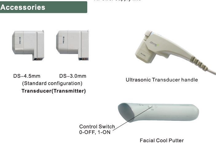 hifu con la maniglia di raffreddamento