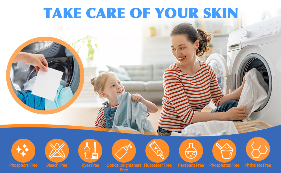 Laundry detergent sheets packaging and product display