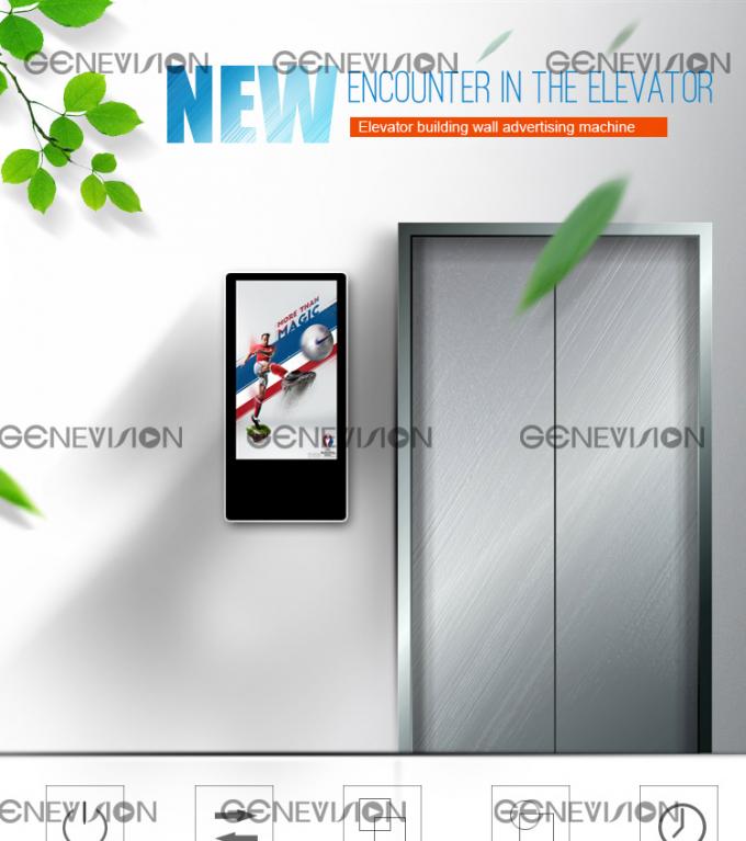 18.5 lift verticale digitale signage/LCD adverterende speler slanke monitor 1080p