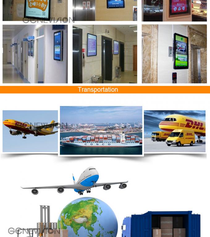 18.5 lift verticale digitale signage/LCD adverterende speler slanke monitor 1080p