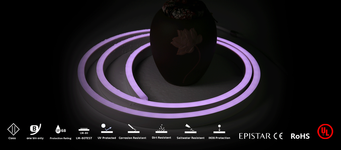 F15 διπλή θερμοκρασία χρώματος, RGB, φως λουρίδων των οδηγήσεων νέου RGBW