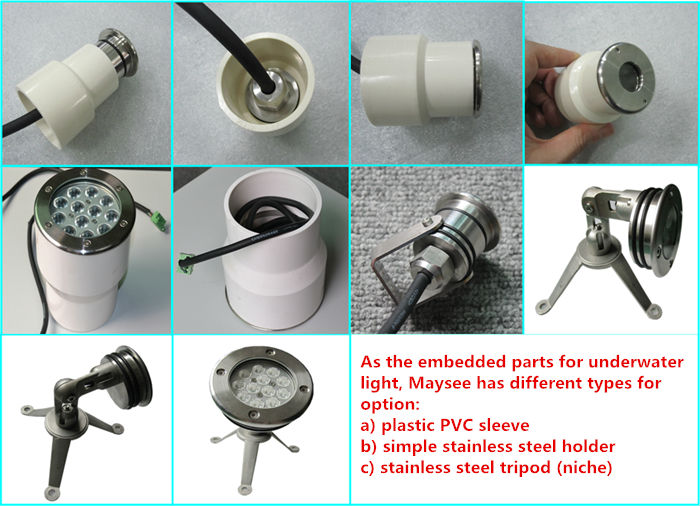 posto adatto dell'acciaio inossidabile per undrerwater light.jpg