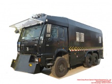 HOWO AWD Off Road 6X6 Anti-riot Police Water Cannon Truck Customizing 