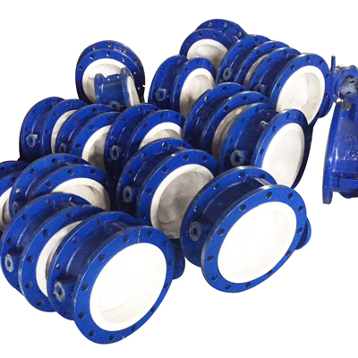 D341F4-10C Teflon flange butterfly valve